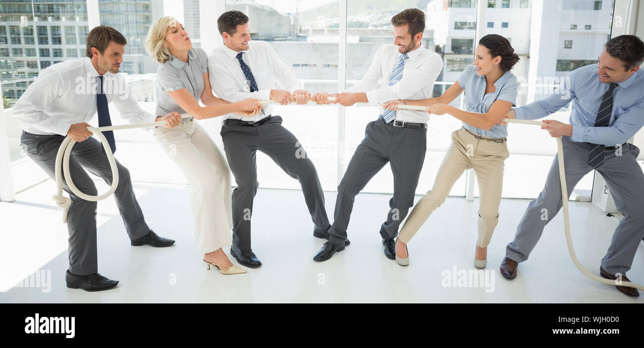 Business rival tug of war hi-res stock photography and images - Alamy