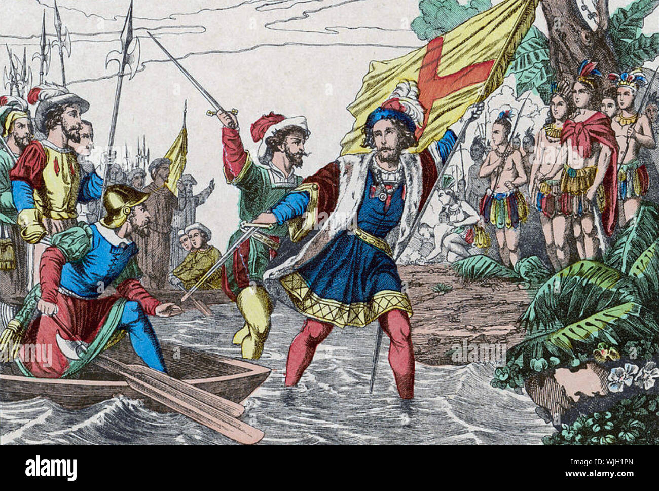 Landing of columbus hi-res stock photography and images - Alamy