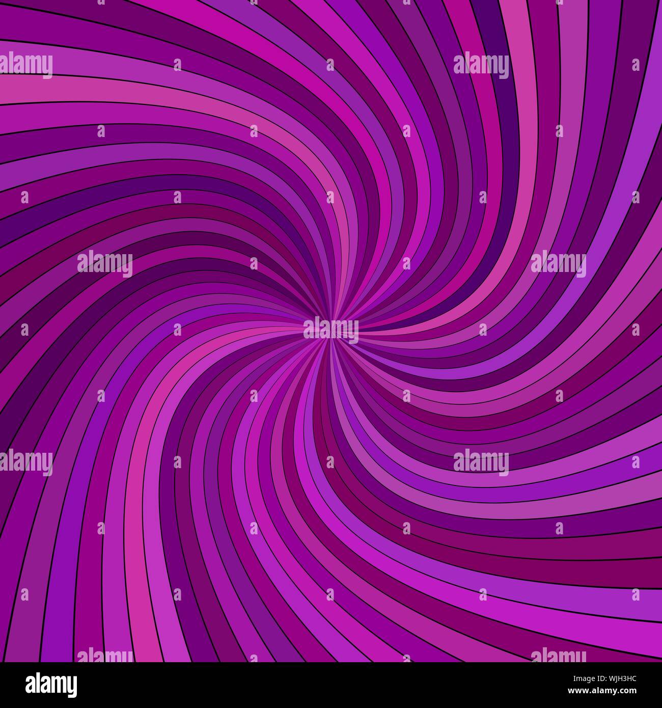 Purple hypnotic abstract spiral ray burst stripe background - vector ...