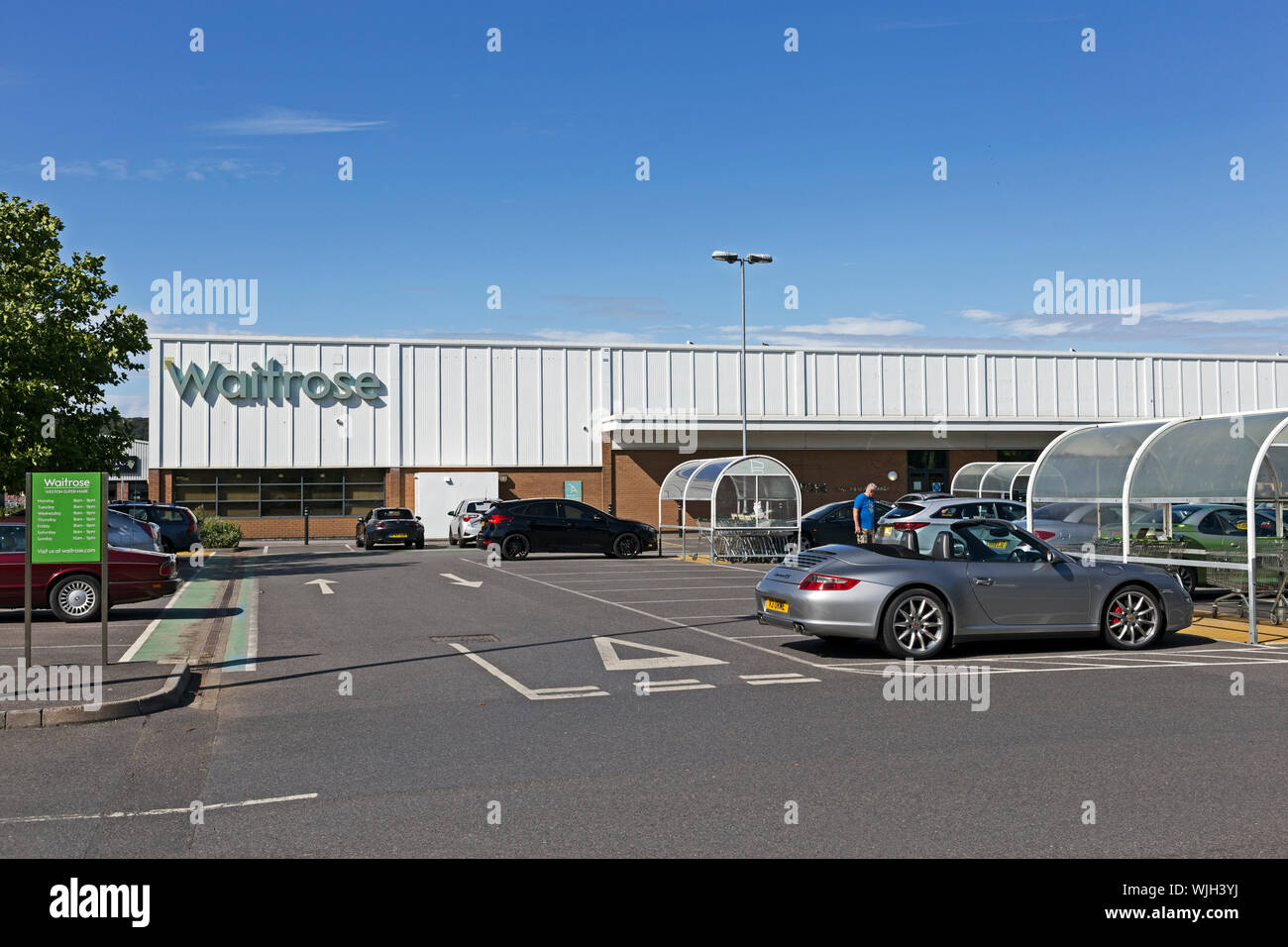 Waitrose supermarket in Weston-super-Mare, UK Stock Photo - Alamy
