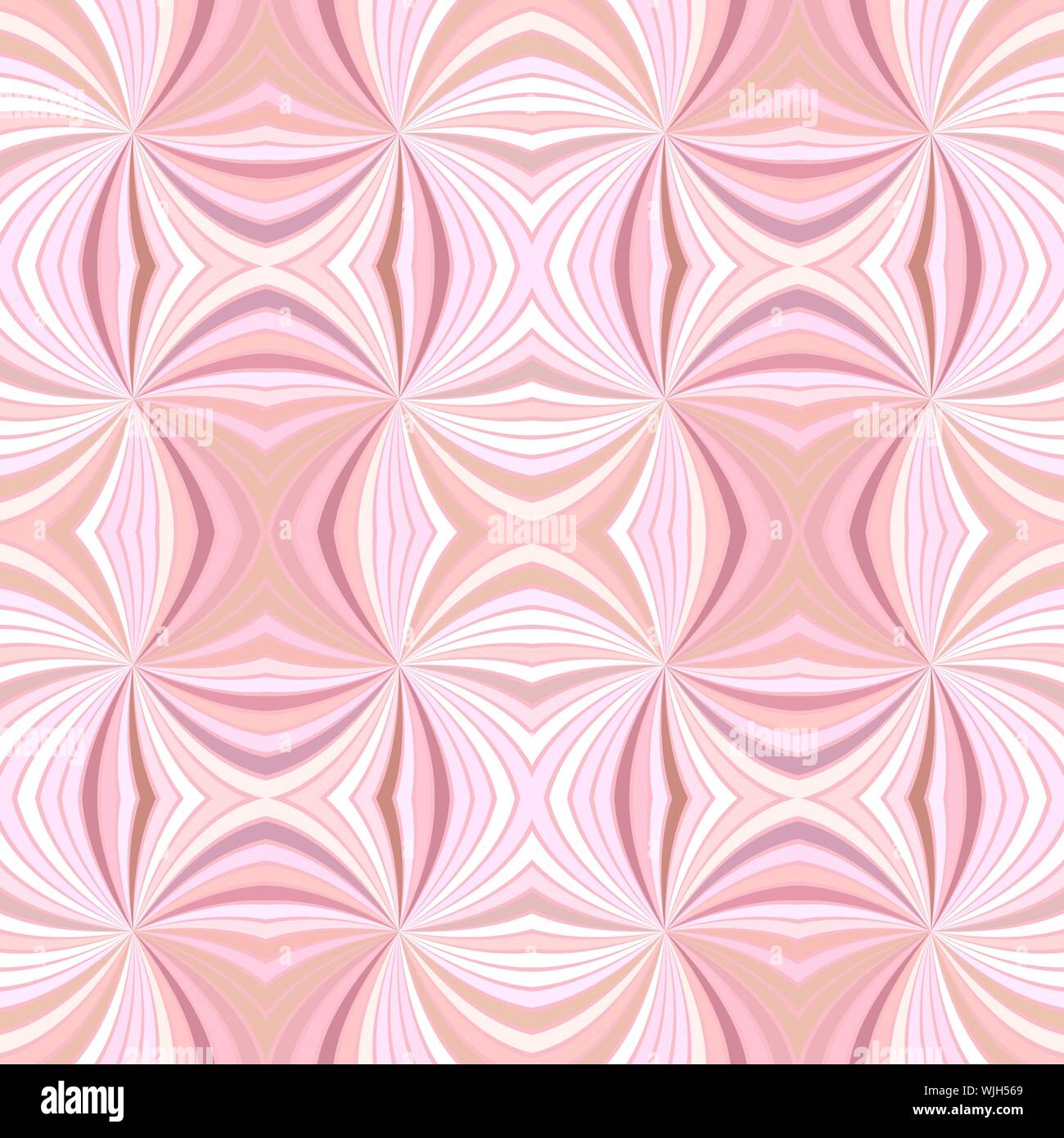 Pink Seamless Abstract Psychedelic Swirl Ray Burst Stripe Pattern