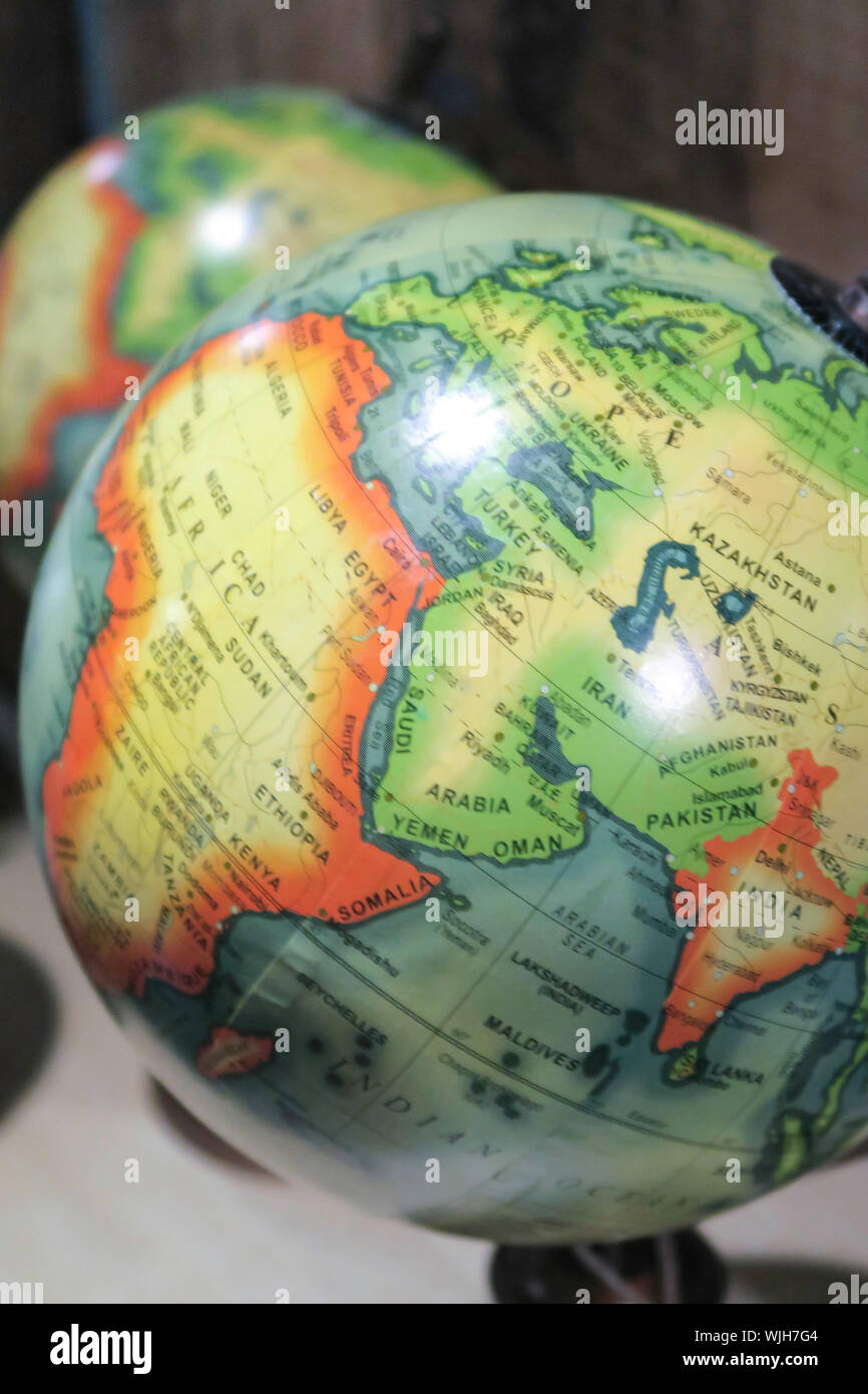 Globe latitude and longitude equator hi-res stock photography and ...
