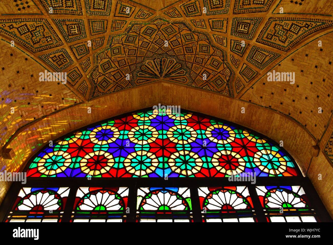 Nasir al mulk mosque colored glass hi-res stock photography and images ...
