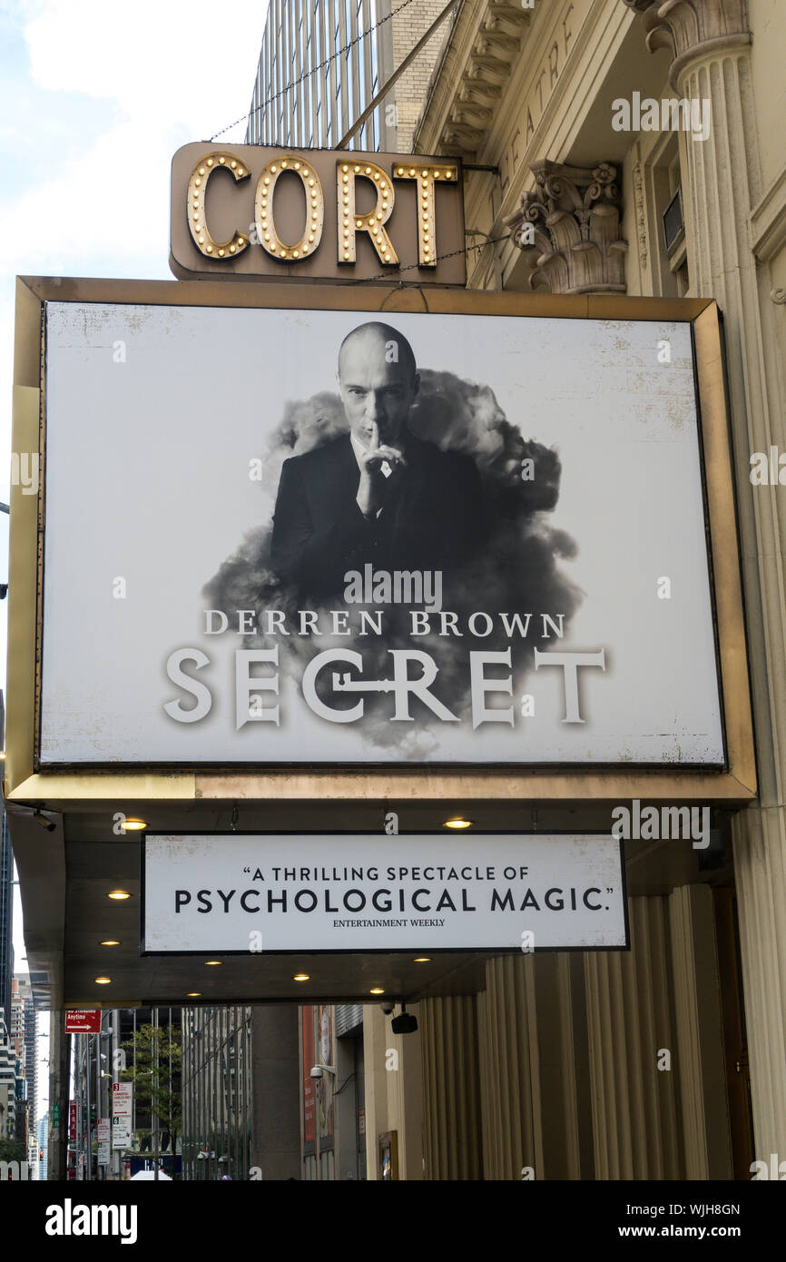 Cort Theatre, Times Square, NYC, USA 2019 Stock Photo - Alamy