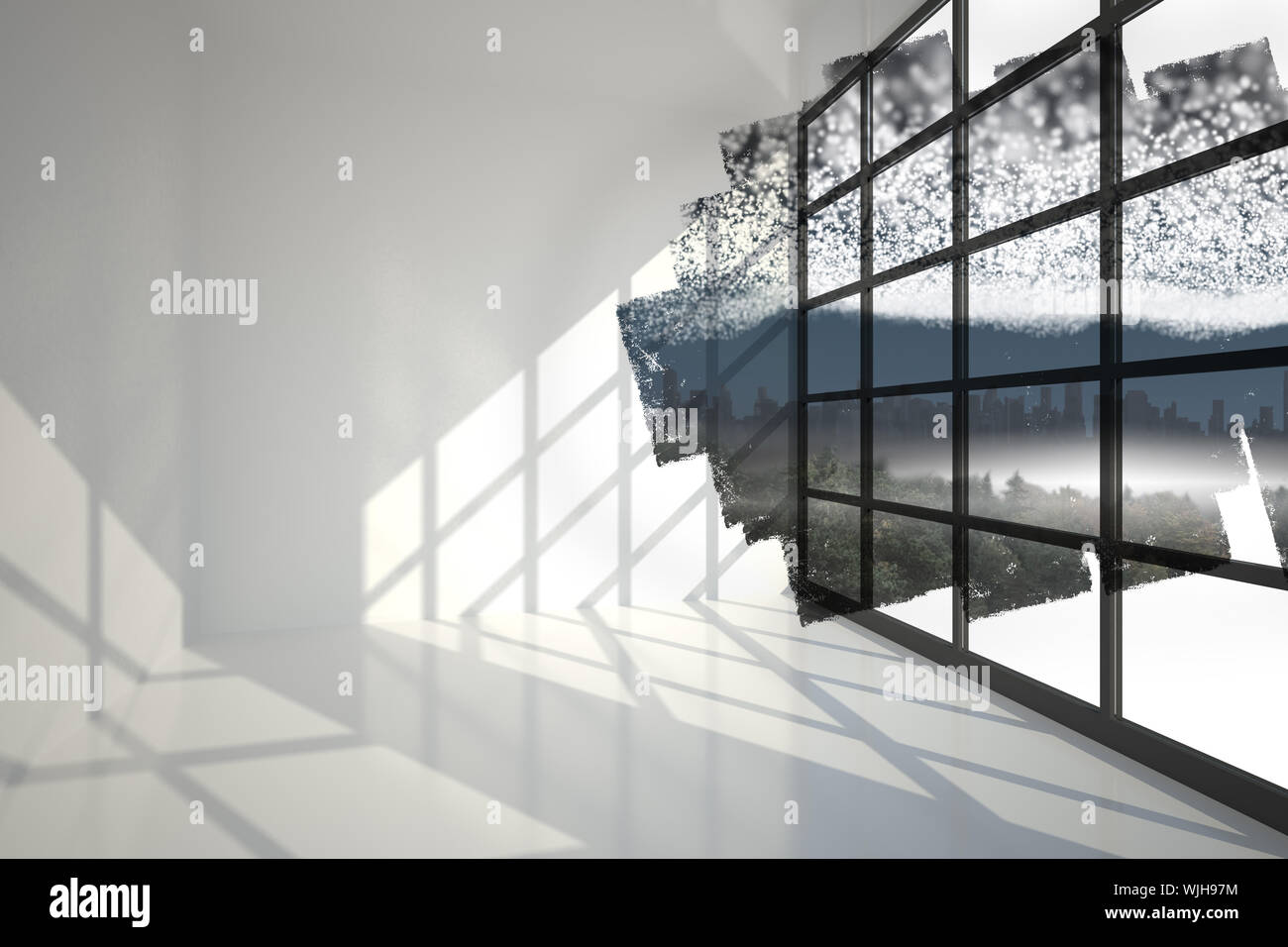 Screen showing starry night Stock Photo - Alamy