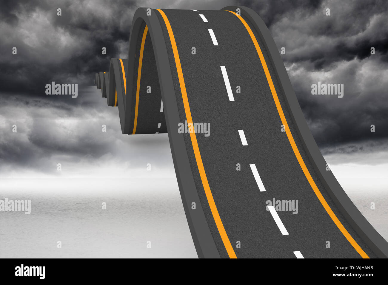 Bumpy road backdrop Stock Photo - Alamy