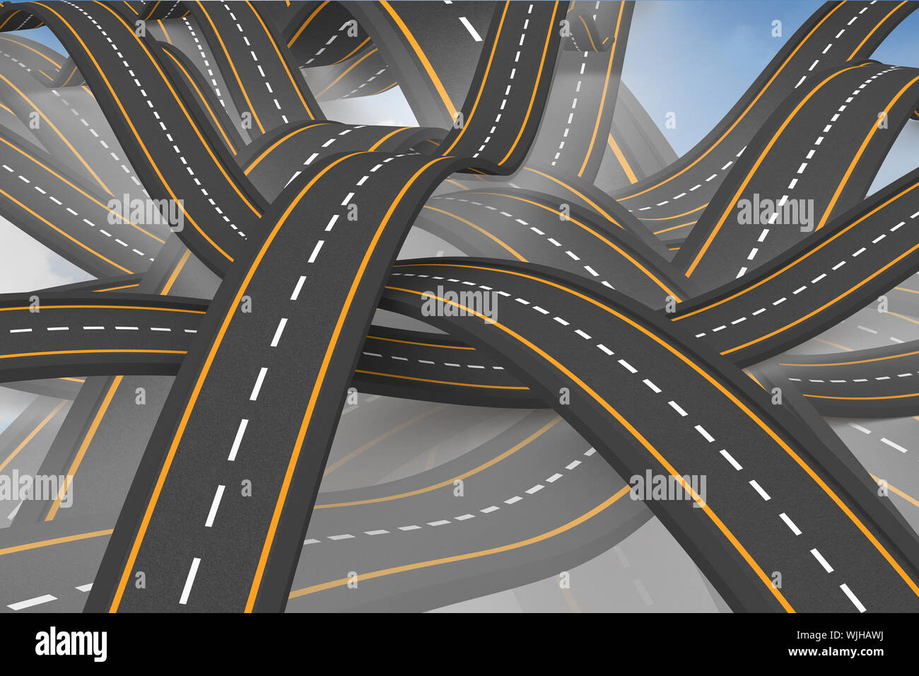 Bumpy road backdrop Stock Photo - Alamy