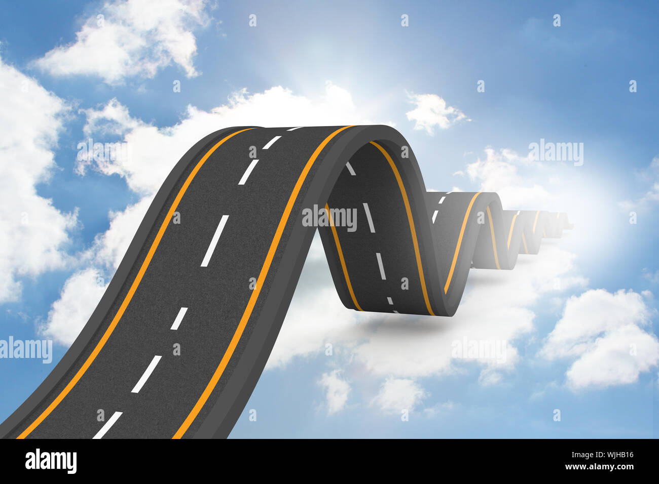 Bumpy road backdrop Stock Photo - Alamy