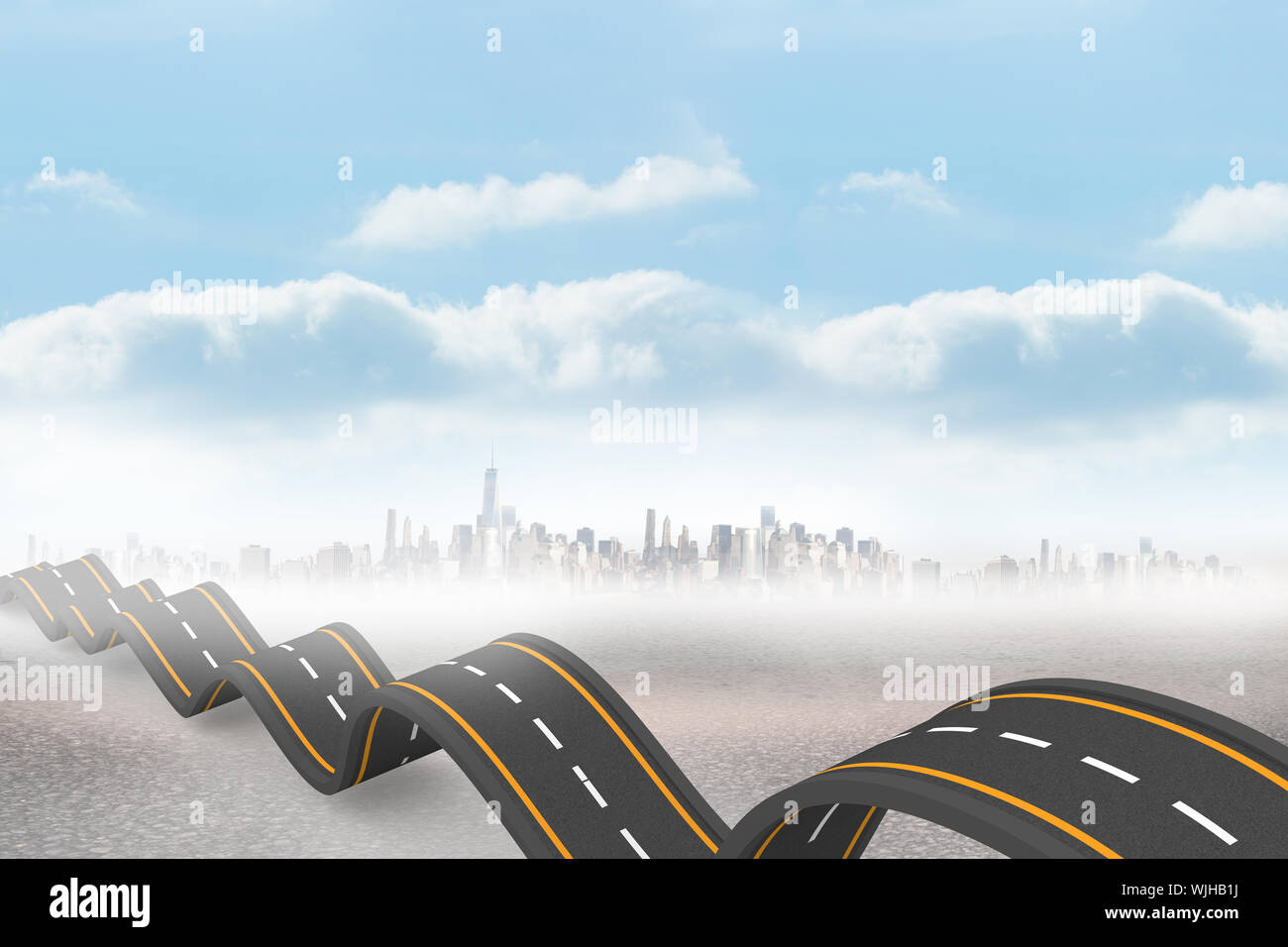 Bumpy road backdrop Stock Photo - Alamy