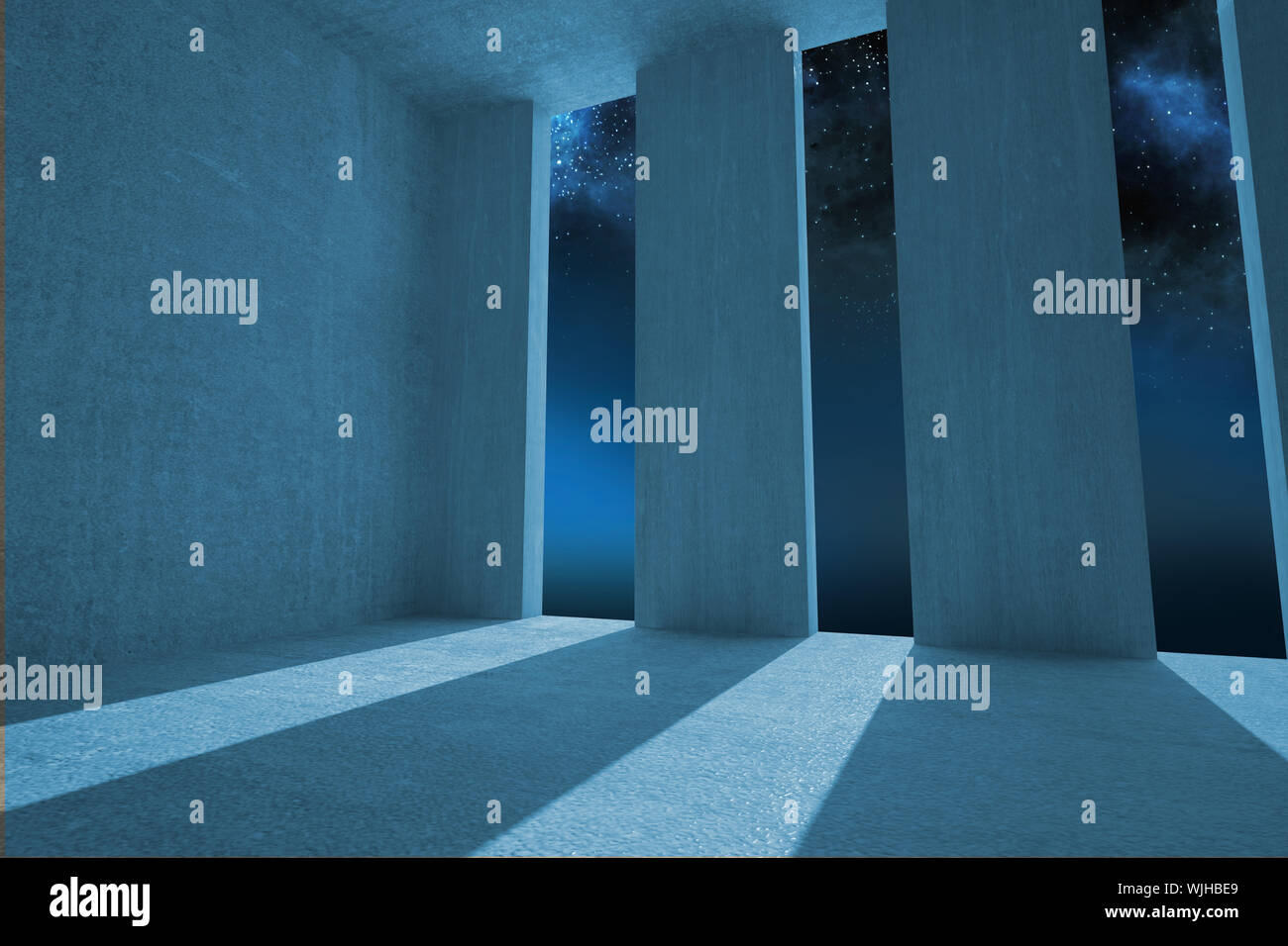 Light shining into dark room Stock Photo - Alamy