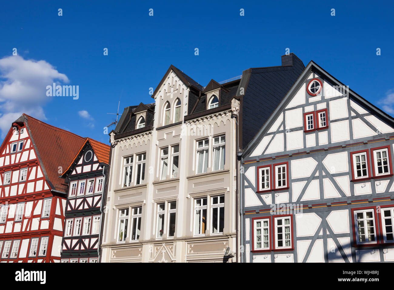 Old town of Alsfeld. Alsfeld, Hesse, Germany Stock Photo - Alamy