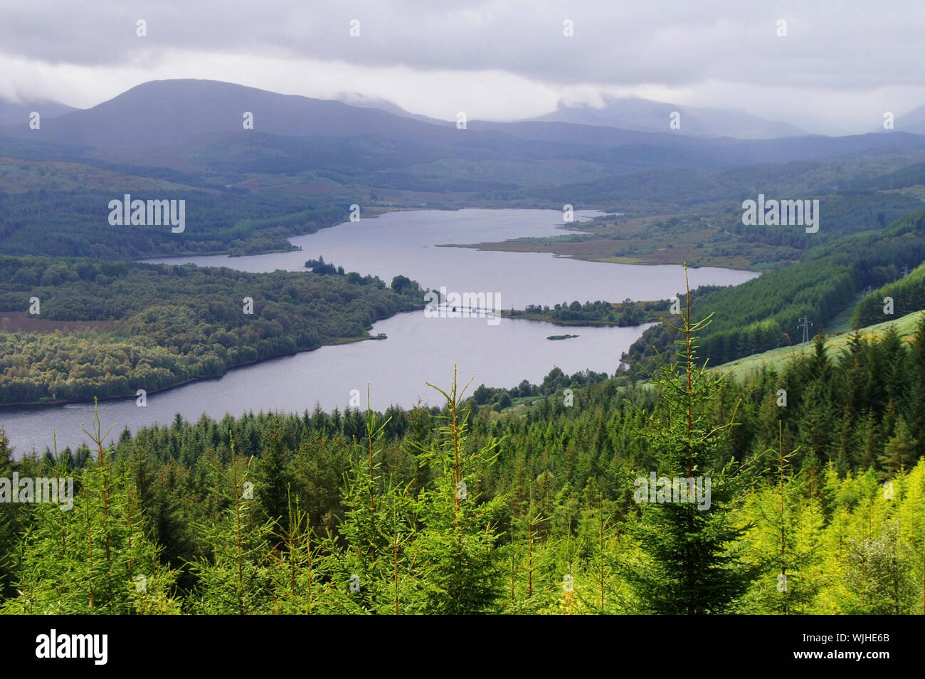 scenic valley in the scottish higlands at autumn Stock Photo - Alamy