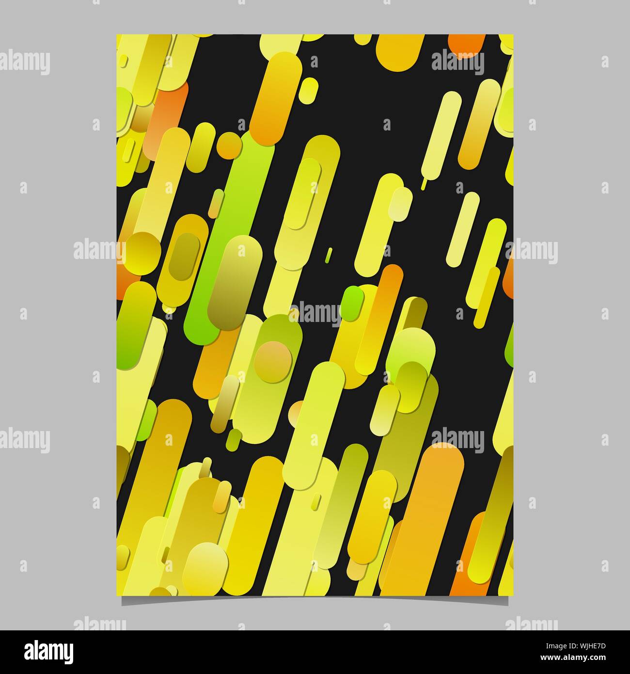 Yellow modern abstract gradient stripe pattern card background template graphics Stock Vector ...