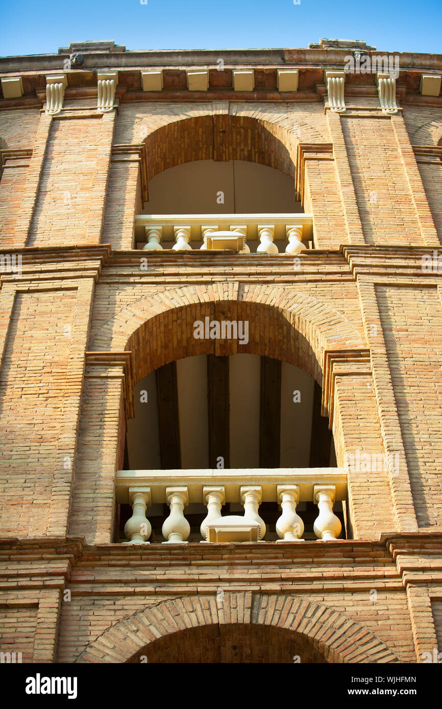 Plaza de toros de Valencia bullring in spain Stock Photo - Alamy