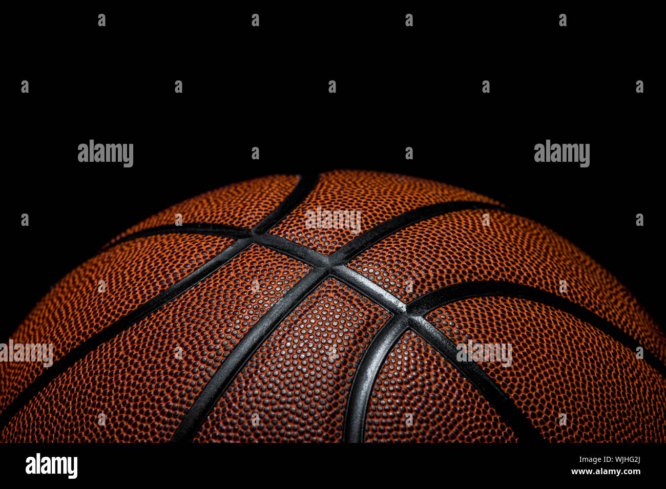 Closeup detail of basketball ball texture background Stock Photo - Alamy