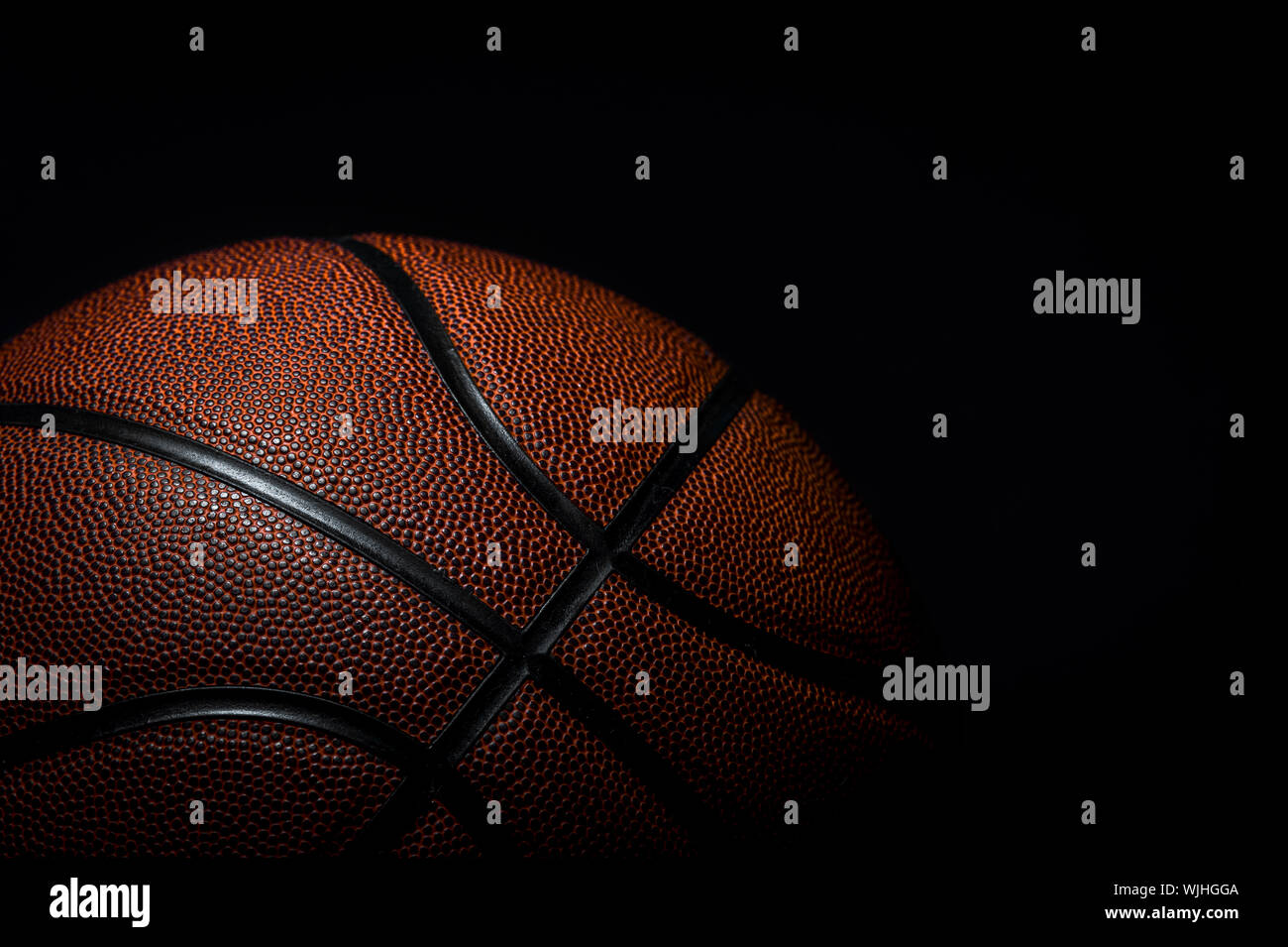 Closeup detail of basketball ball texture background Stock Photo - Alamy