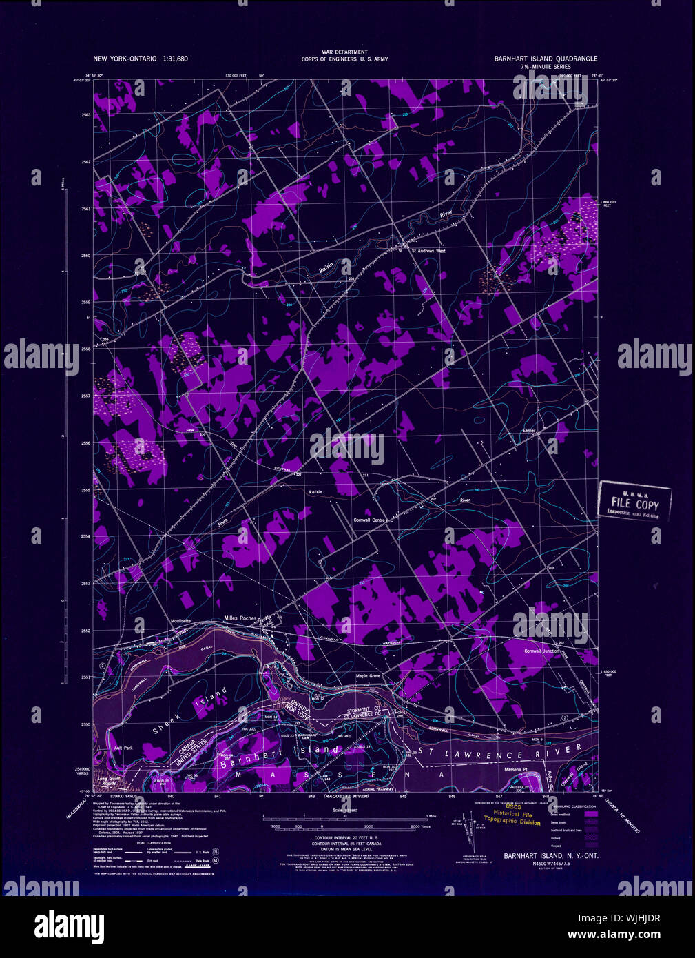 Map of barnhart hi-res stock photography and images - Alamy