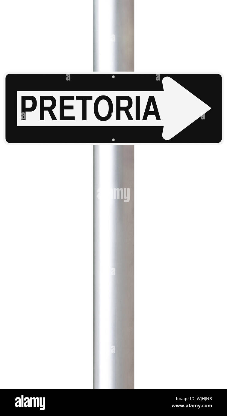 Pretoria road sign hi-res stock photography and images - Alamy