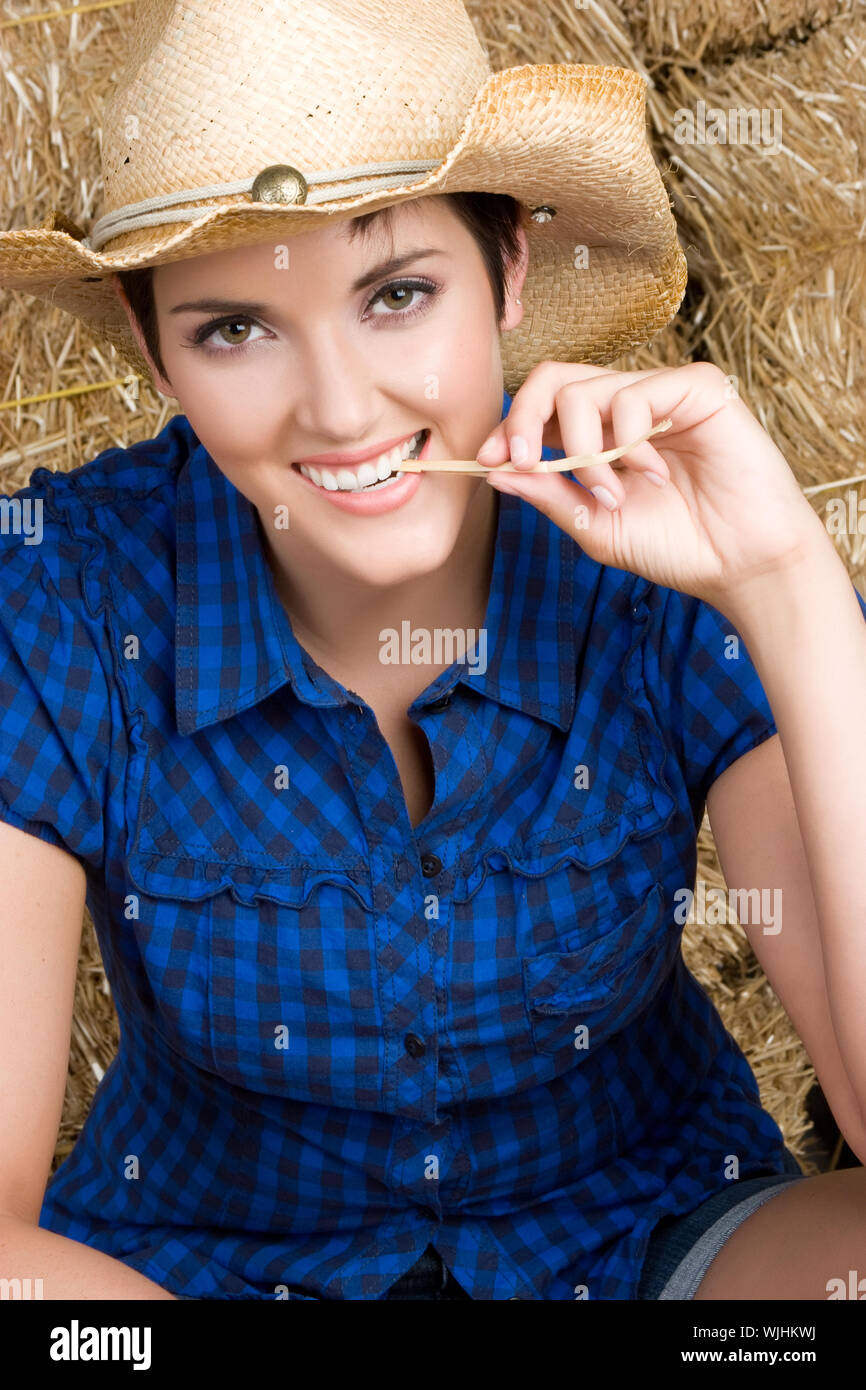 Country Girl Stock Photo - Alamy