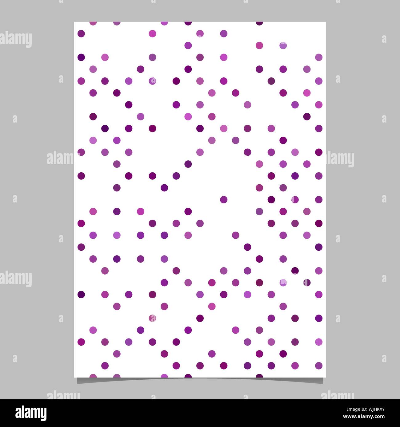 Abstract geometric dot pattern background flyer template - vector graphic design Stock Vector ...