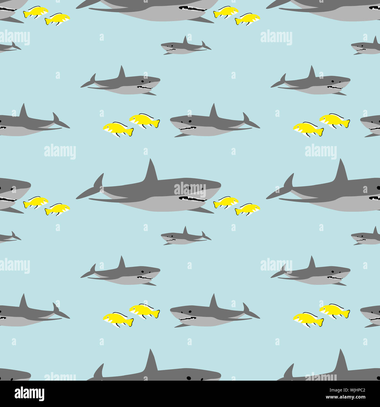 Shark seamless hi-res stock photography and images - Alamy