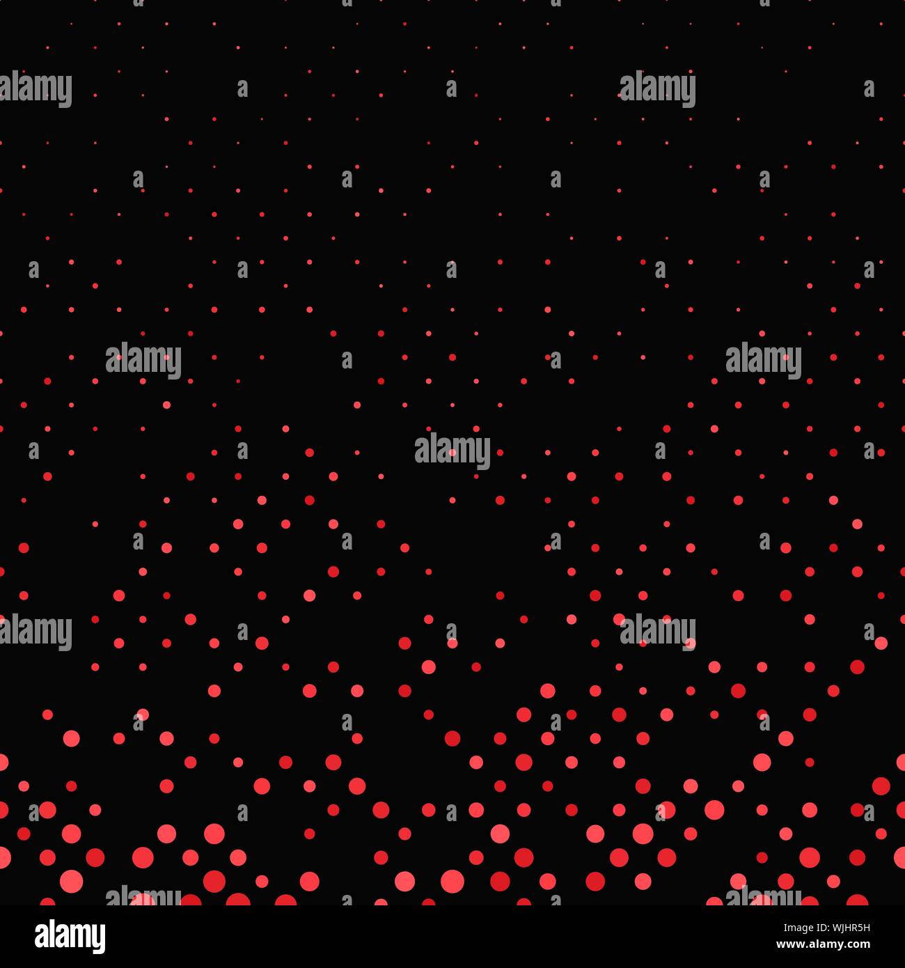 Geometrical dot pattern - vector snowfall background illustration with ...