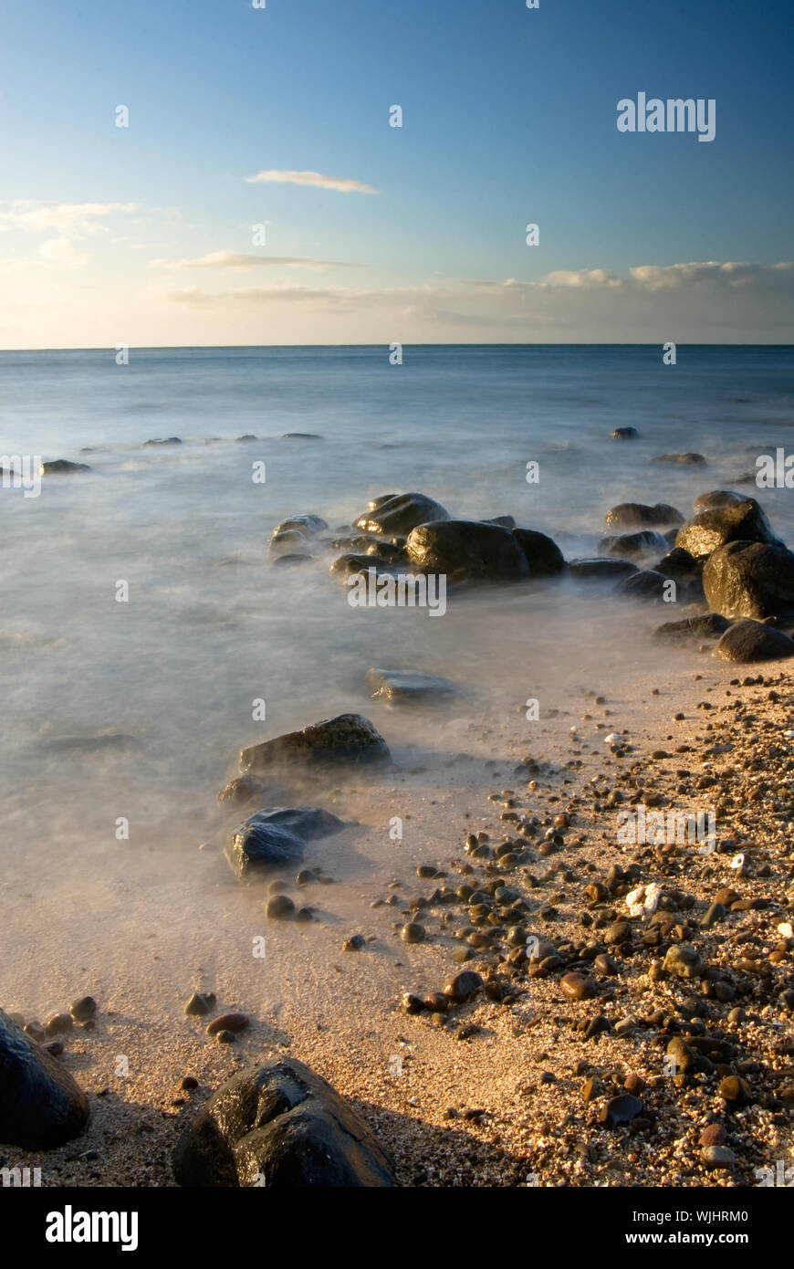 It is sunset of beautiful coral reef coastline Stock Photo - Alamy