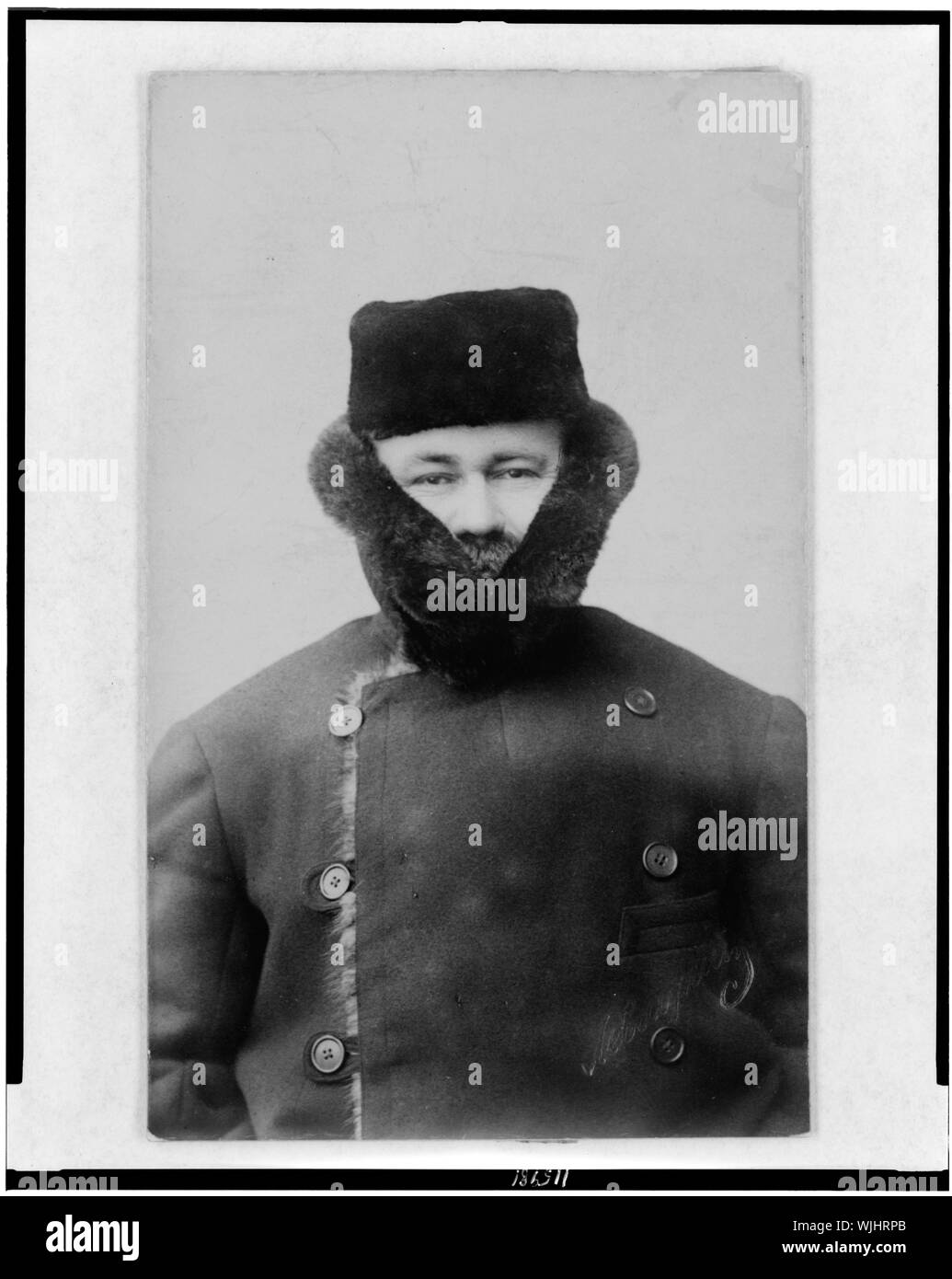 Herman Hollerith, half-length portrait, facing front, wearing heavy ...