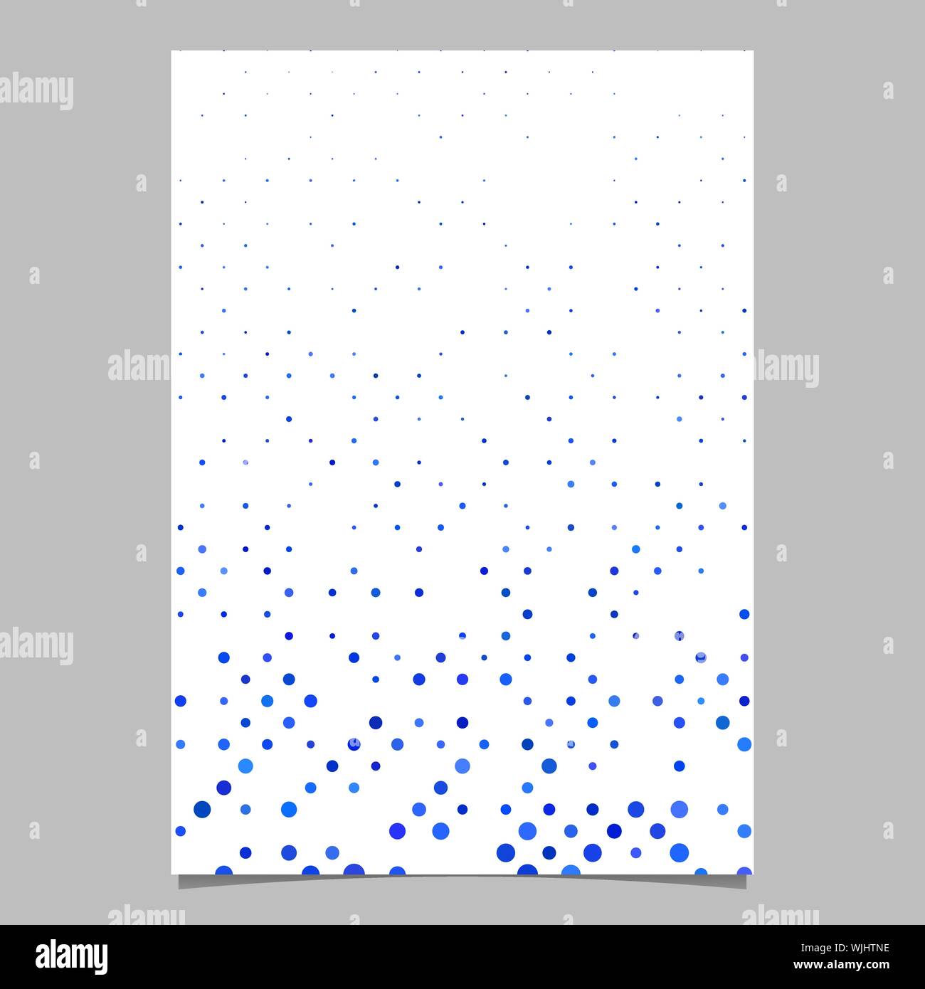 Abstract dot pattern background brochure template - vector graphic ...