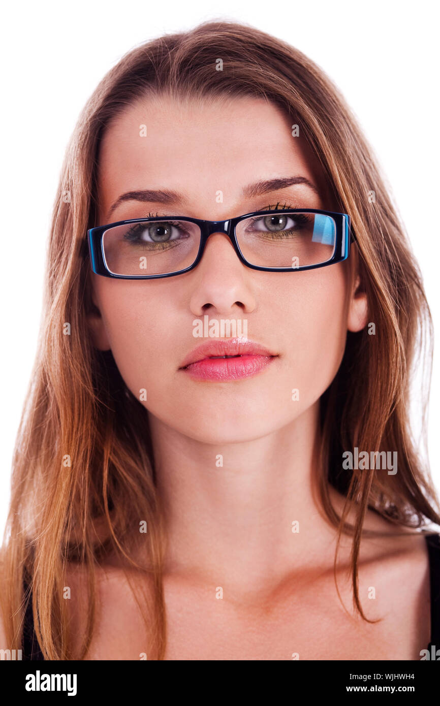 Gorgeous teen model wearing white hi-res stock photography and images ...