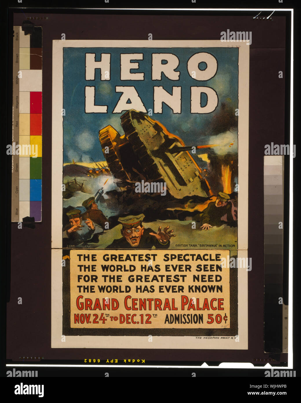 Hero land Abstract: Poster for a fundraising event, showing a battle ...