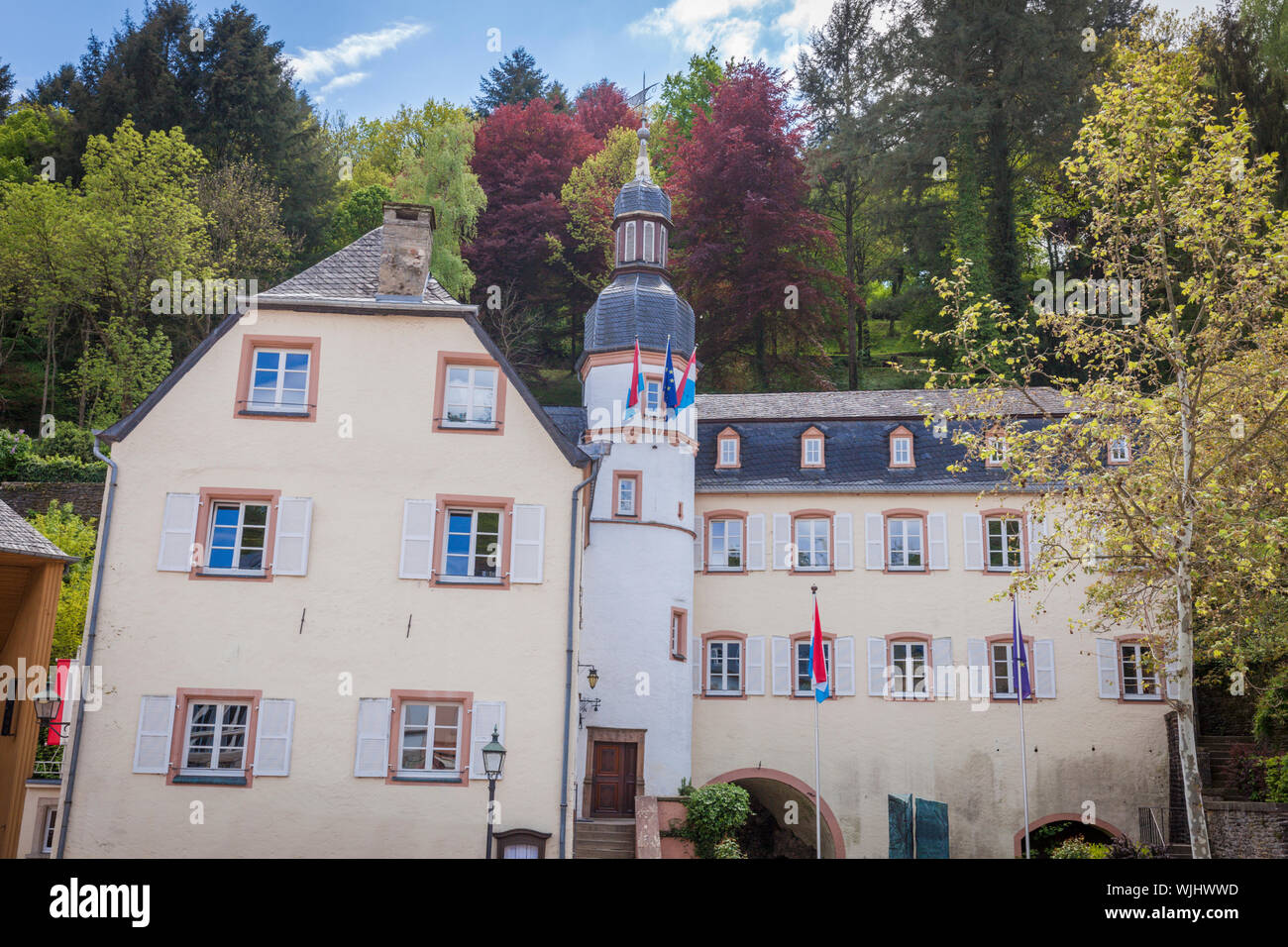 City hall of Vianden. Vianden, Oesling, Luxembourg Stock Photo - Alamy