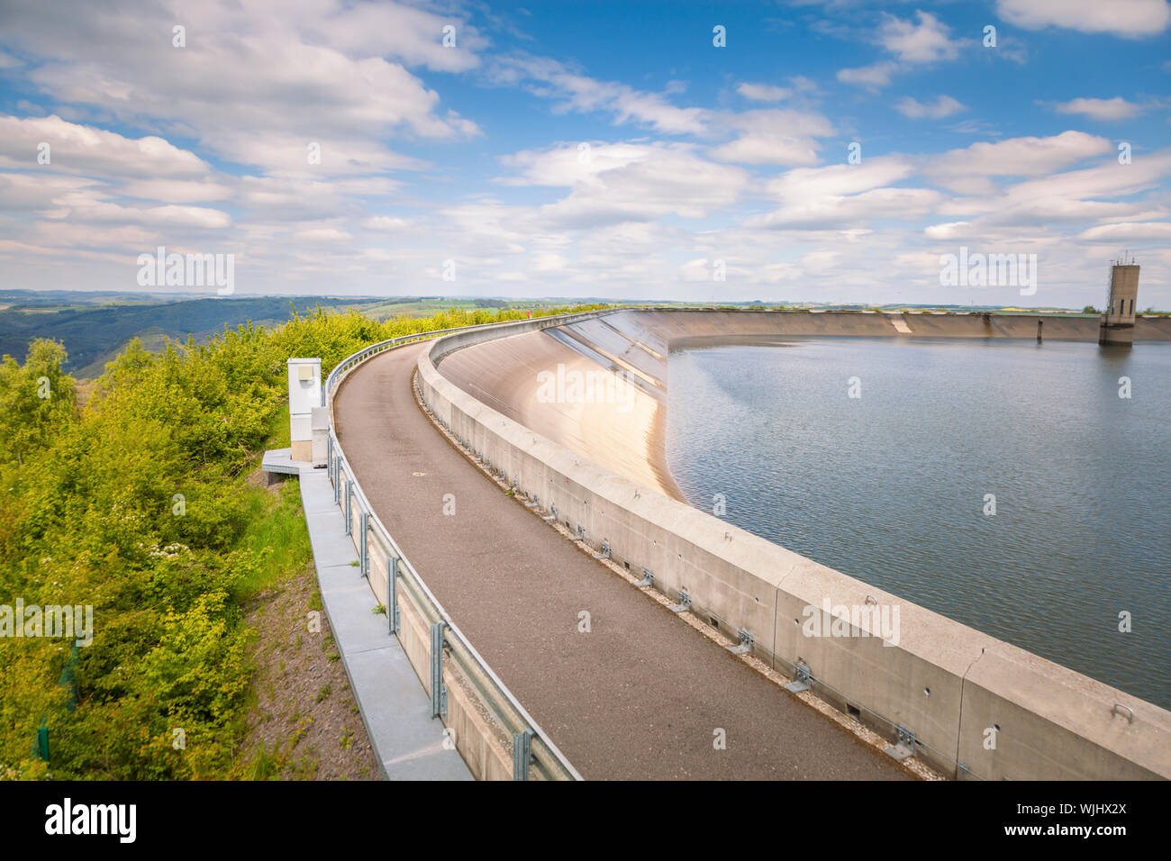 Vianden Upper Bassin. Vianden, Oesling, Luxembourg Stock Photo - Alamy