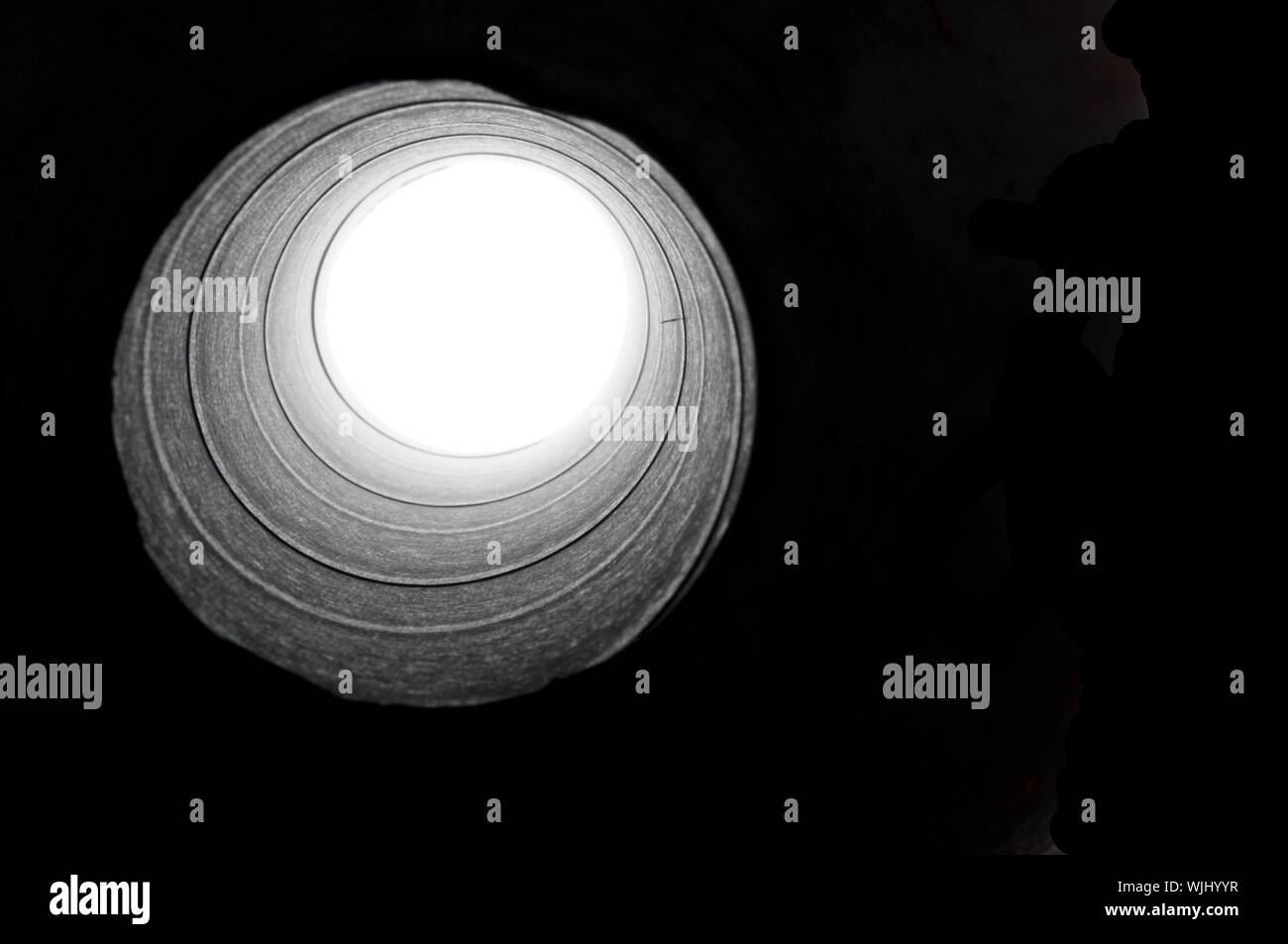 light swirl background showing die or death concept Stock Photo - Alamy