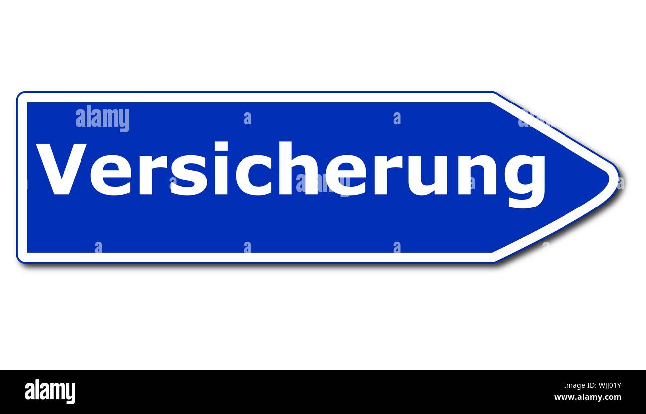 insurance or damage concept with road sign isolated on white background ...