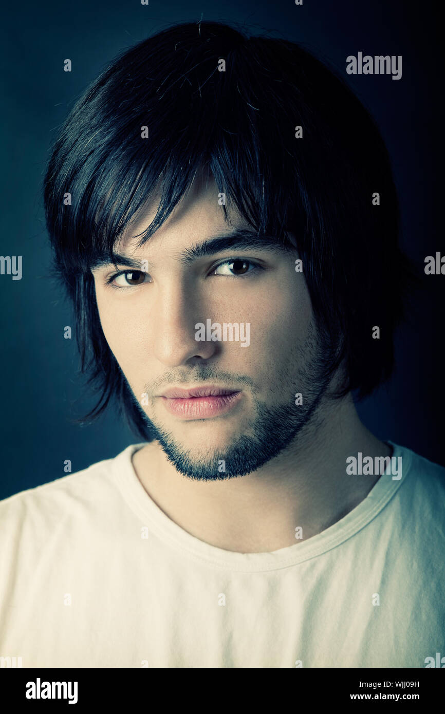Picture of Good looking young man portrait Stock Photo - Alamy