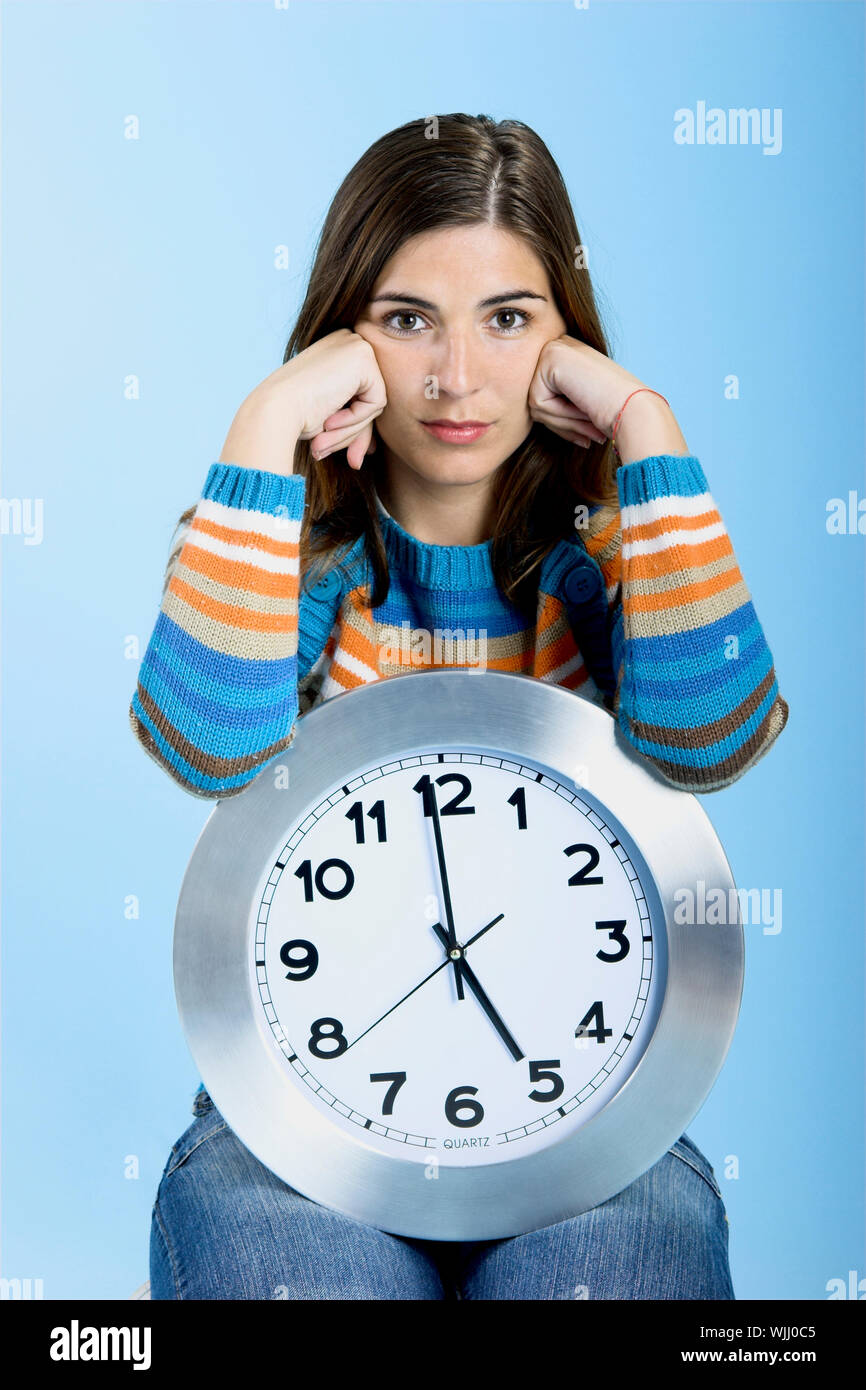 Woman gesture wait waiting beautiful hi-res stock photography and ...