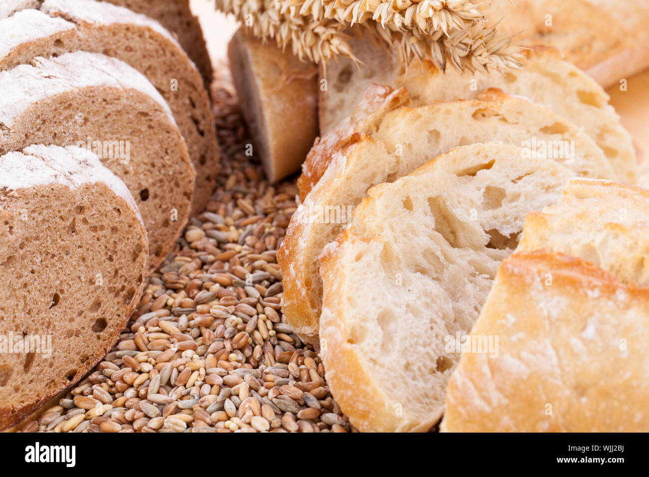Mixed Sliced Bread High Resolution Stock Photography and Images - Alamy