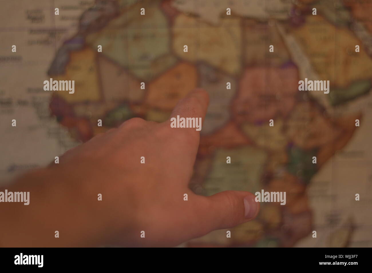 Hand map hi-res stock photography and images - Alamy