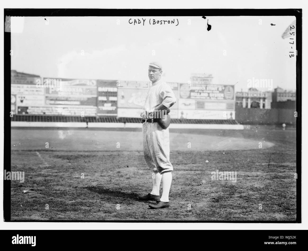 Hick Cady, Boston AL, at Fenway Park, Boston (baseball Stock Photo - Alamy