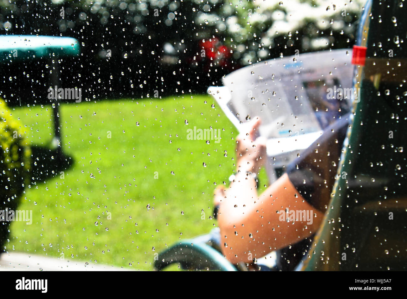 Newspaper on the back hi-res stock photography and images - Alamy