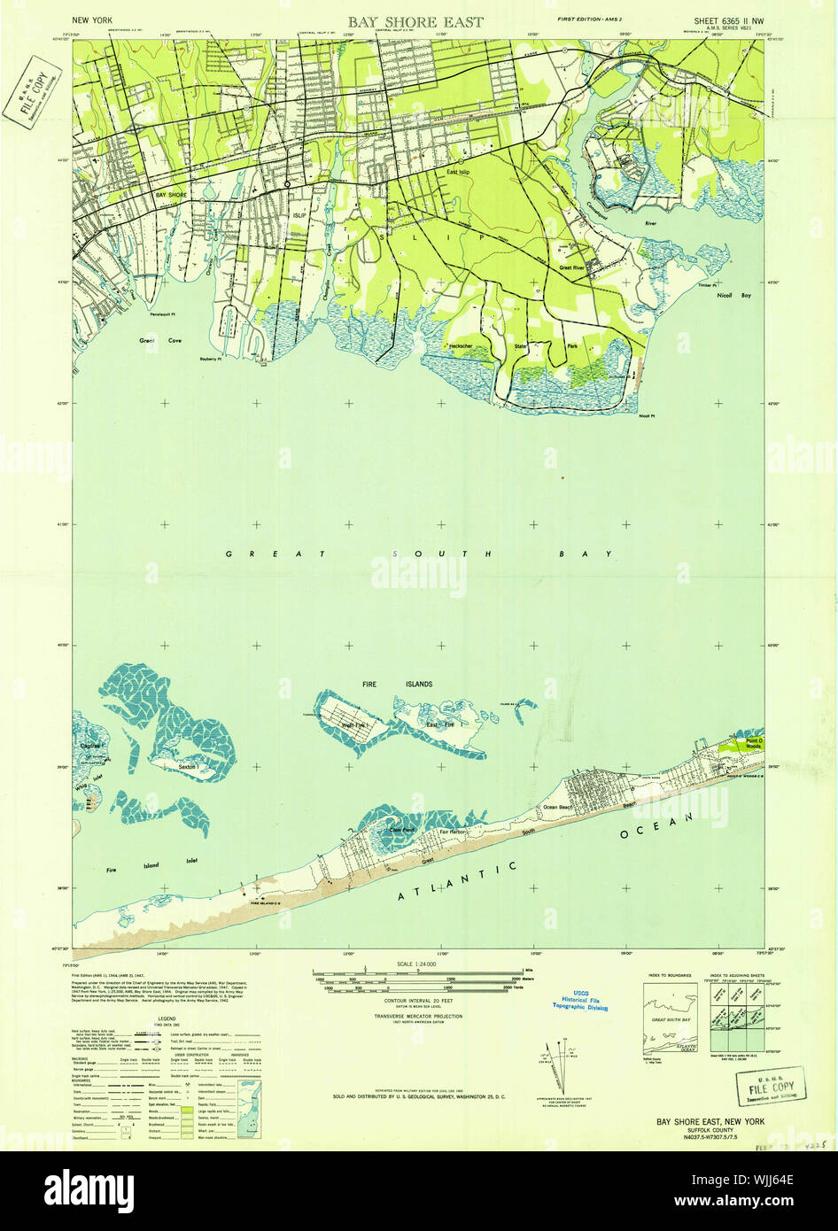 Map of bay shore new york hi-res stock photography and images - Alamy