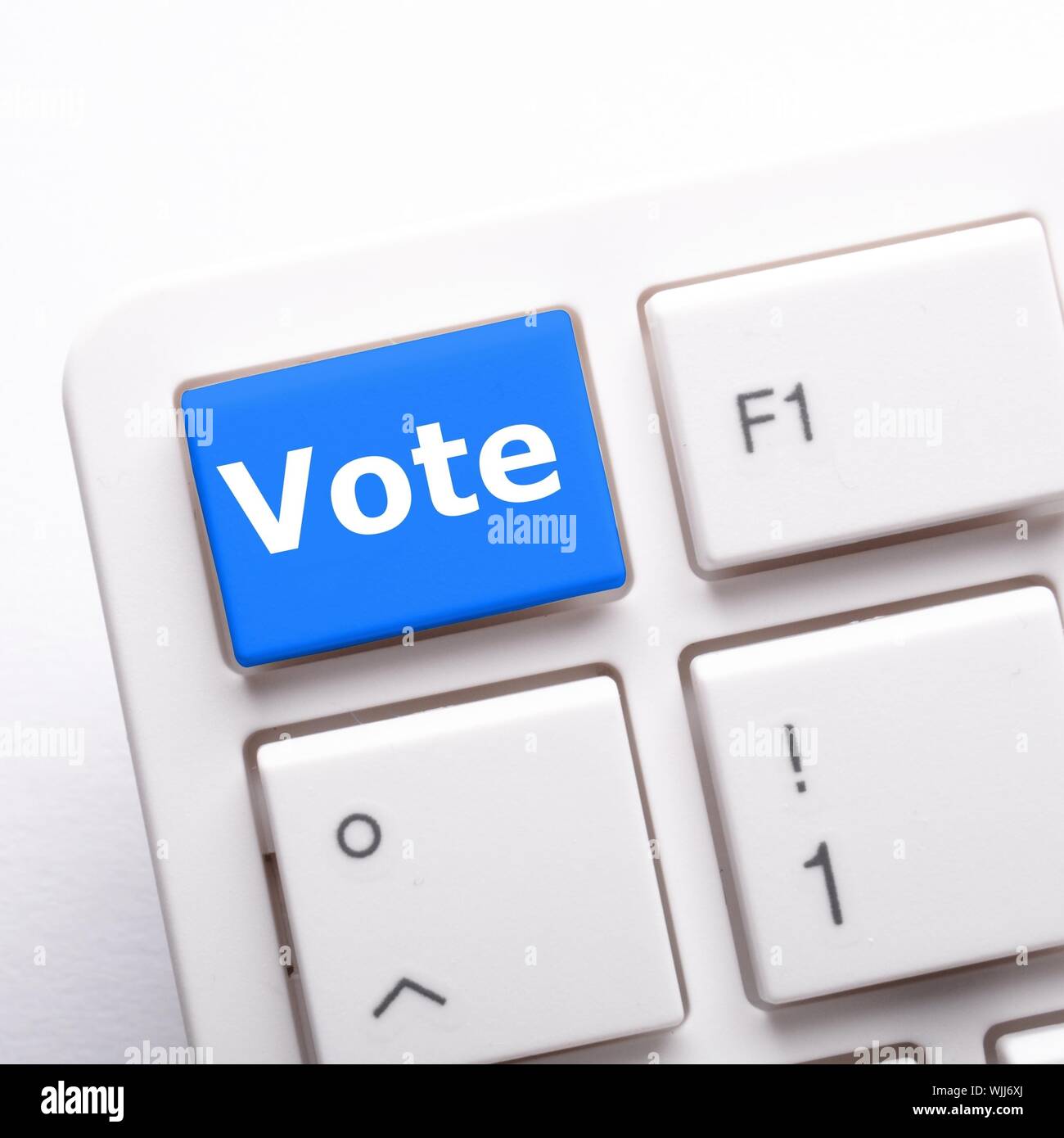 vote word on key or keyboard showing election concept Stock Photo - Alamy