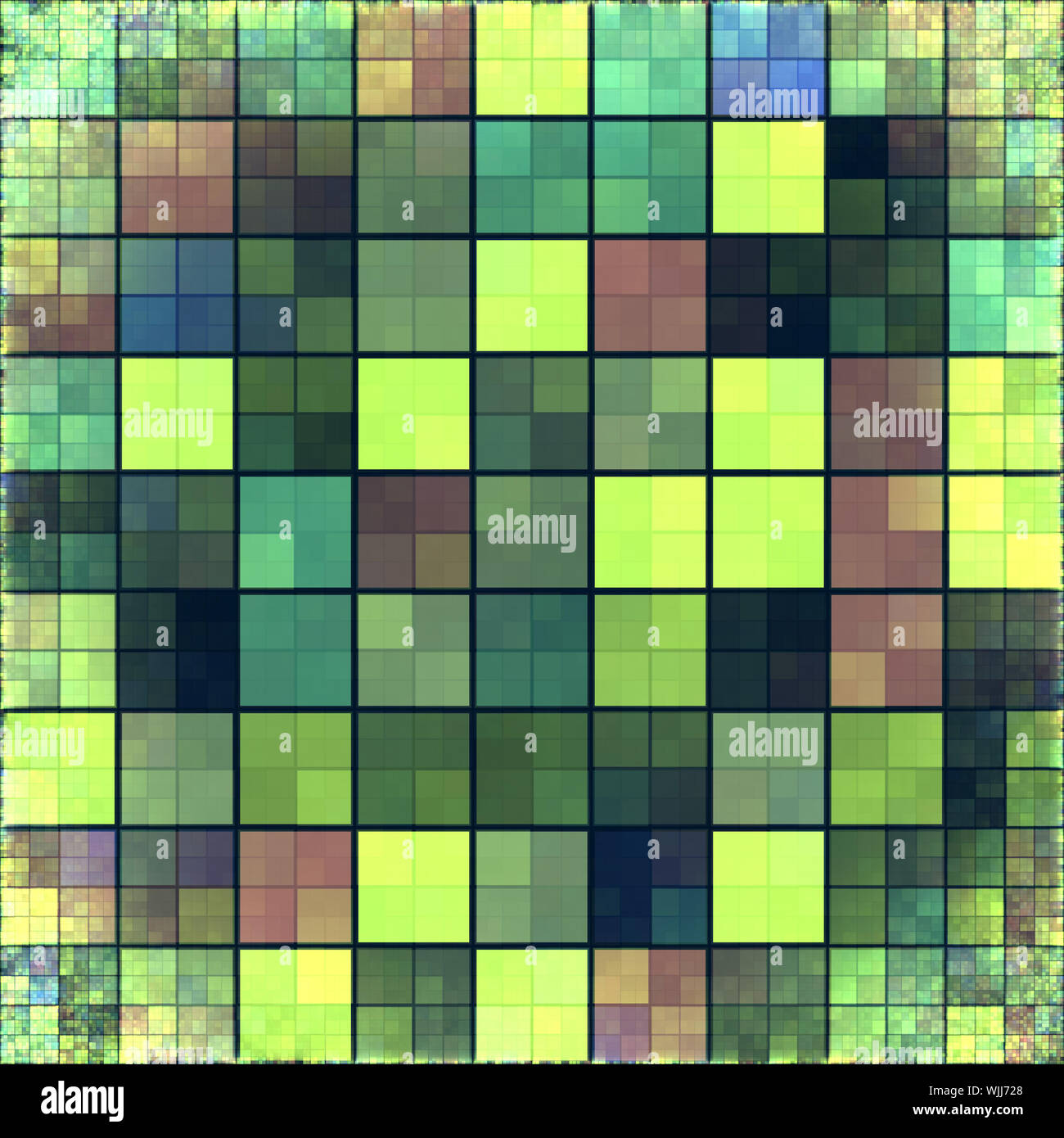 An image of a nice frame of colored squares Stock Photo - Alamy