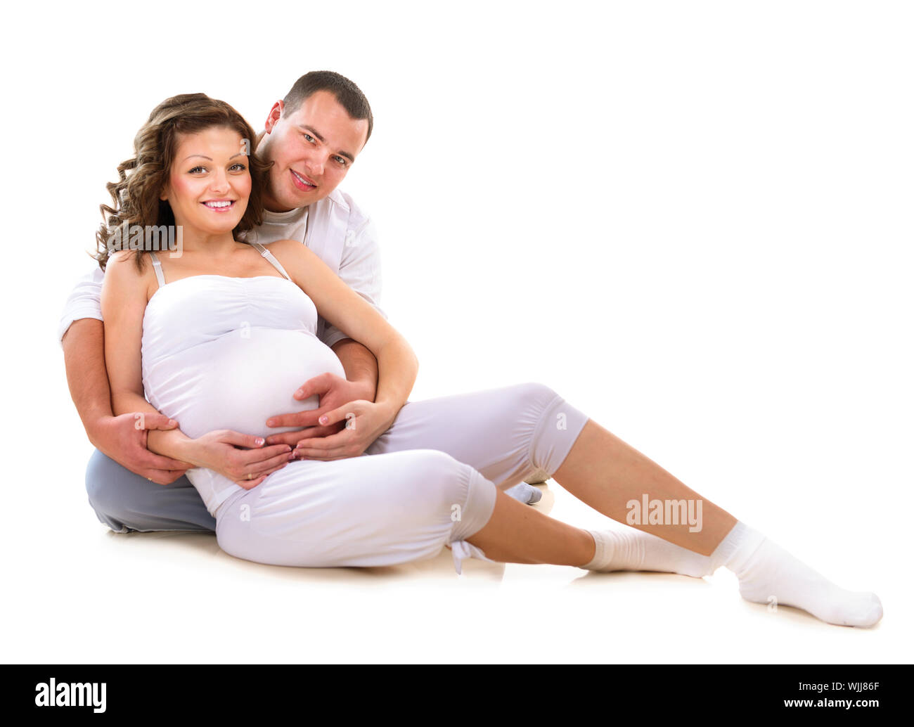 Female health expecting baby Cut Out Stock Images & Pictures - Alamy