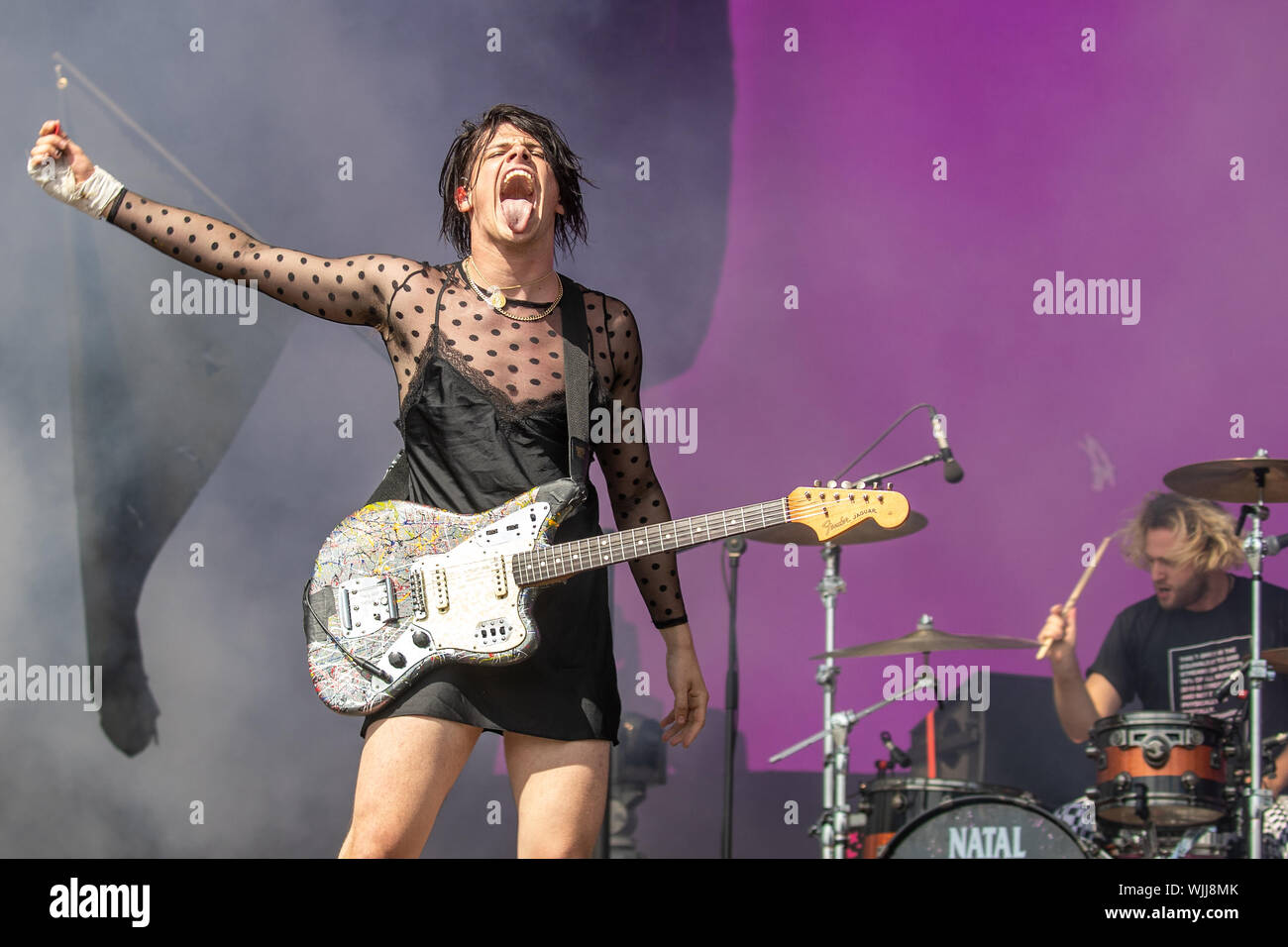 Leeds, UK. Friday 23 August 2019. Dominic Richard Harrison, known ...