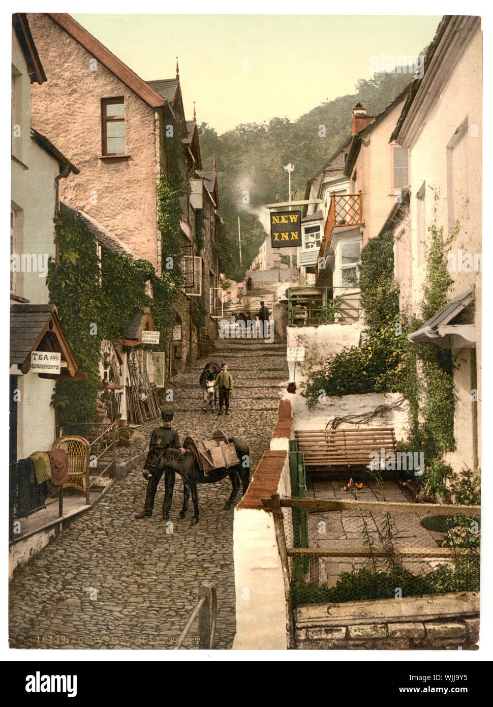 Clovelly Cut Out Stock Images & Pictures - Alamy