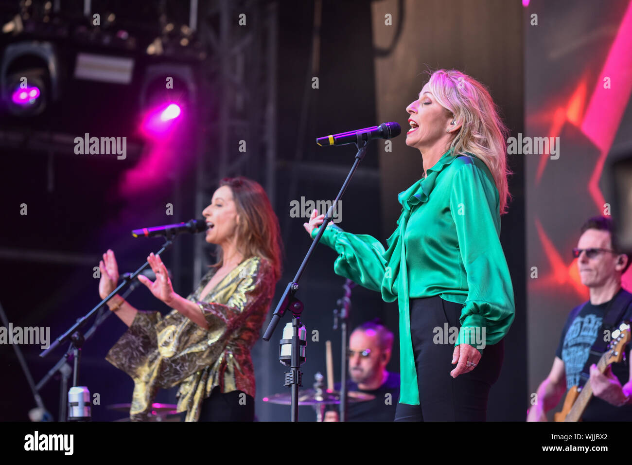 80's girl band, Banarama entertain crowds at the 2019 Manchester Pride ...
