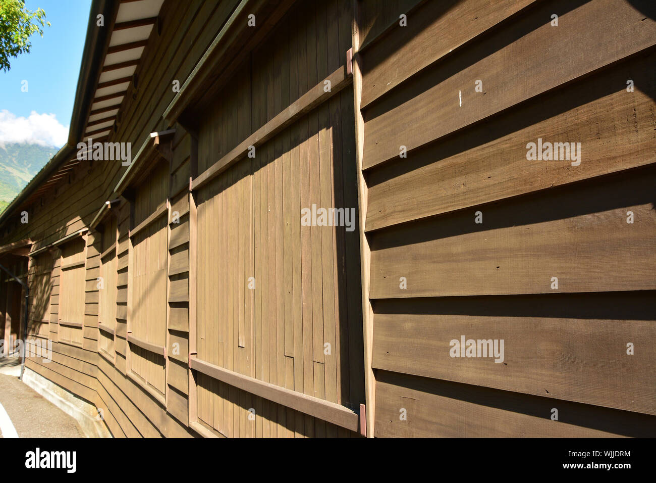 Traditional wooden house, Taiwan, Asia Stock Photo - Alamy
