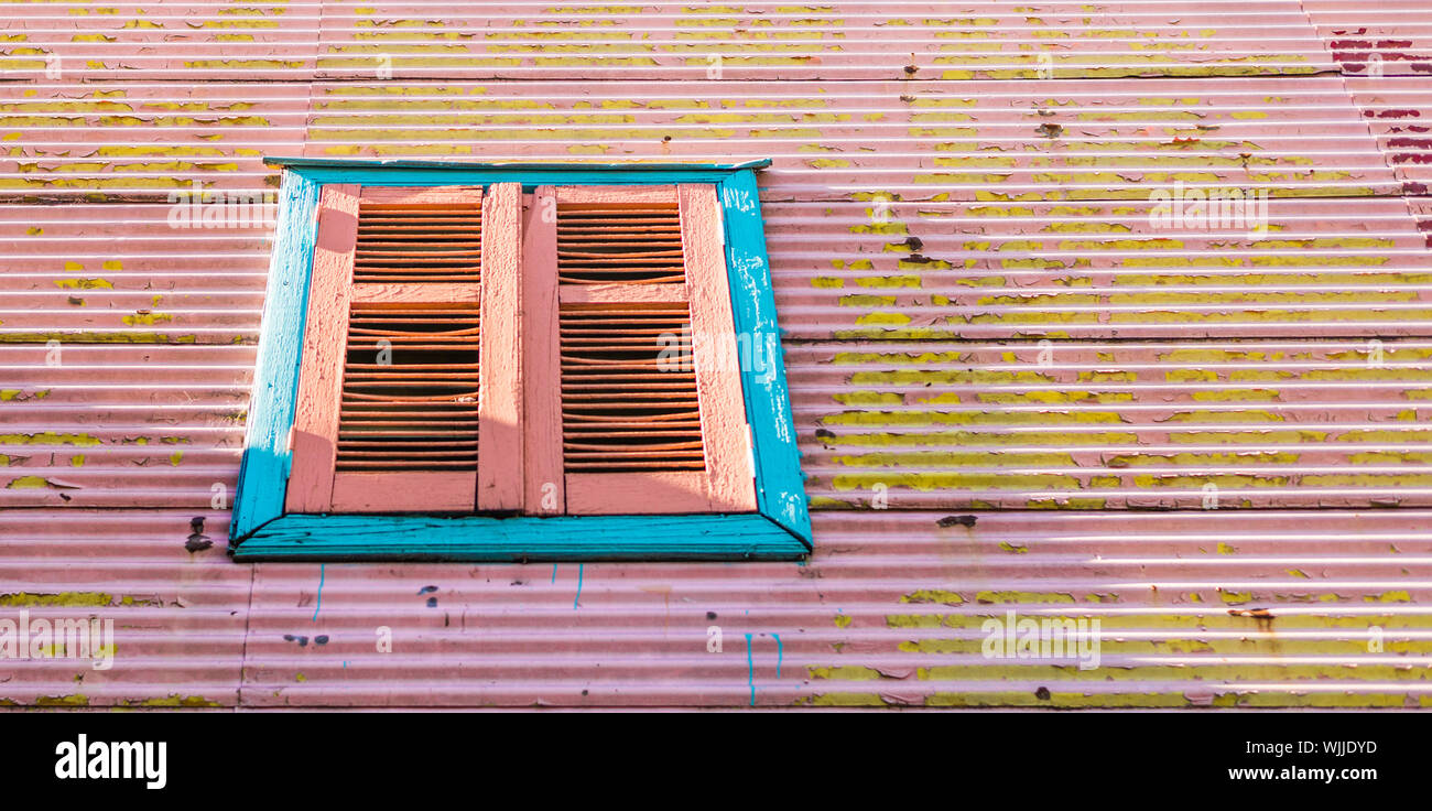 An abstract background with colorful old windows Stock Photo - Alamy